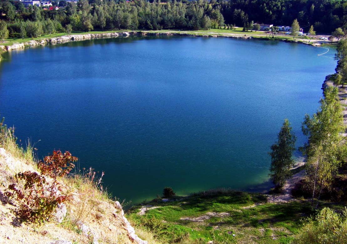 Zalew Balaton w Trzebini pod Chrzanowem - BezMapy.pl